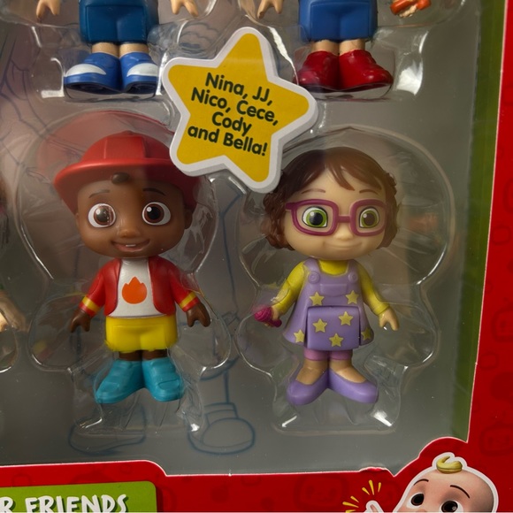 CoComelon | Toys | Cocomelon Career Friends Figure Pack With Nina Jj ...
